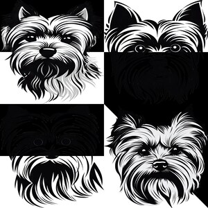 Yorkshire Terrier Vector Lines Logo PNG Clipart,dog Logo Clipart ...