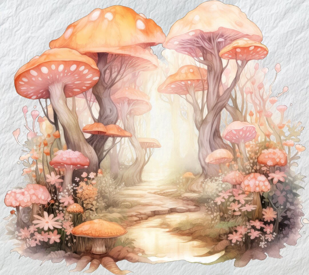 Dryad's Glow Grove, Glowing Grove Art Prints, Magical Forest Art ...