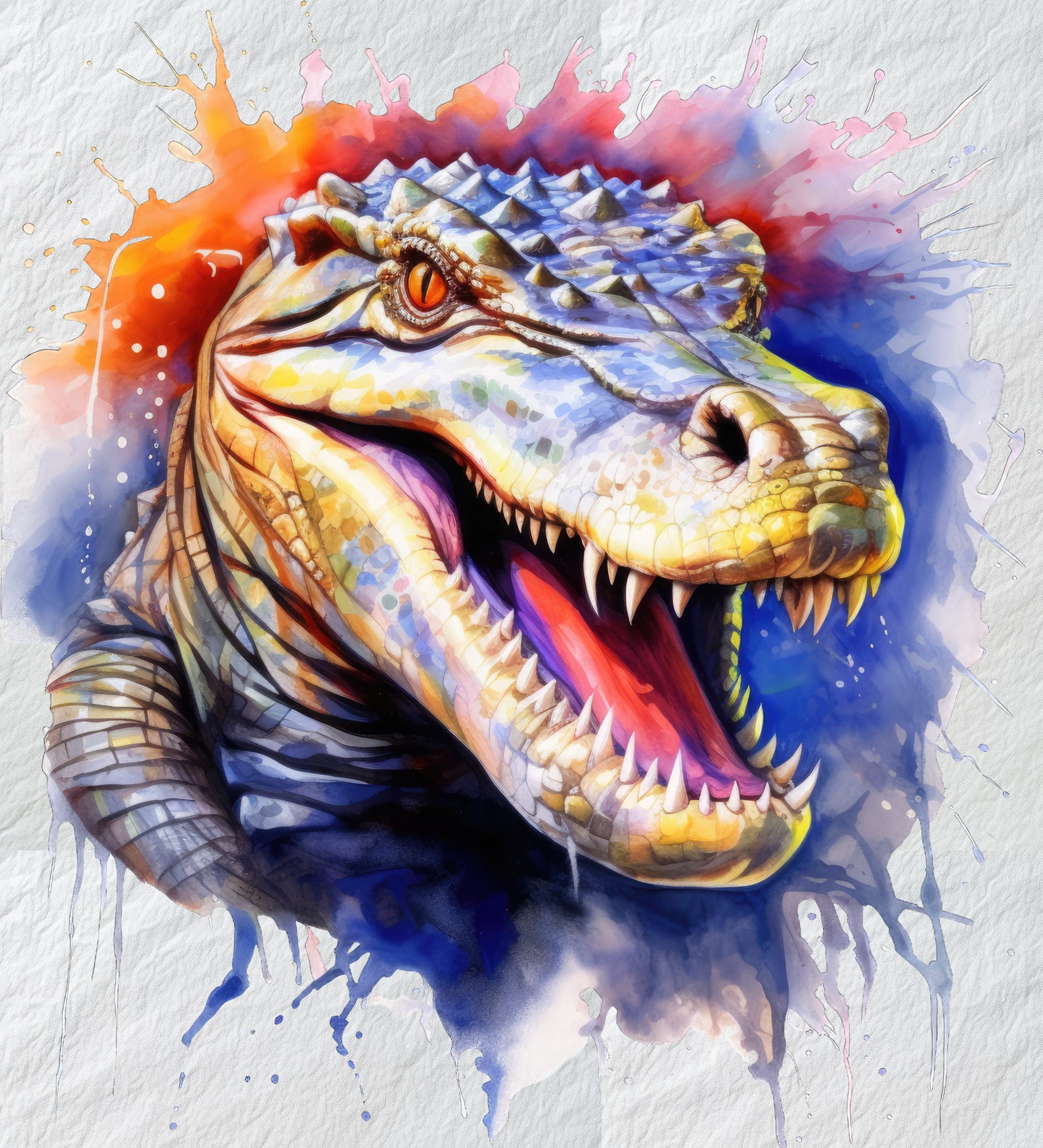 Crocodile's Primal Power Primal Power of Crocodile - Etsy