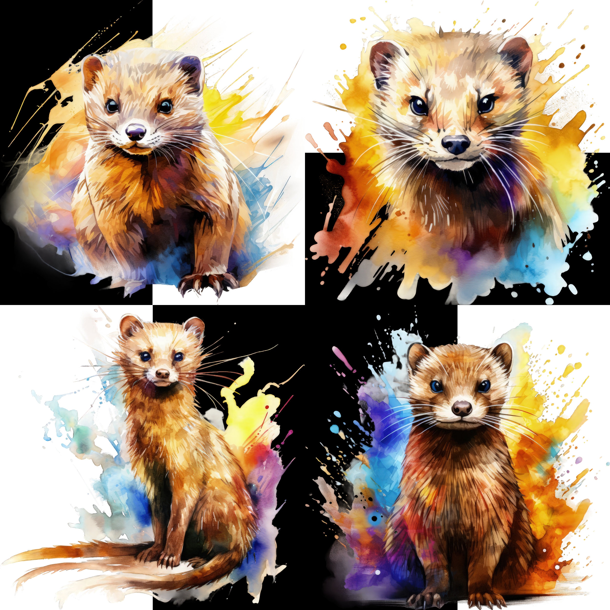 Mongoose Illustration,mongoose Wildlife Art Print,nature-inspired Mongoose Graphic,detailed ...