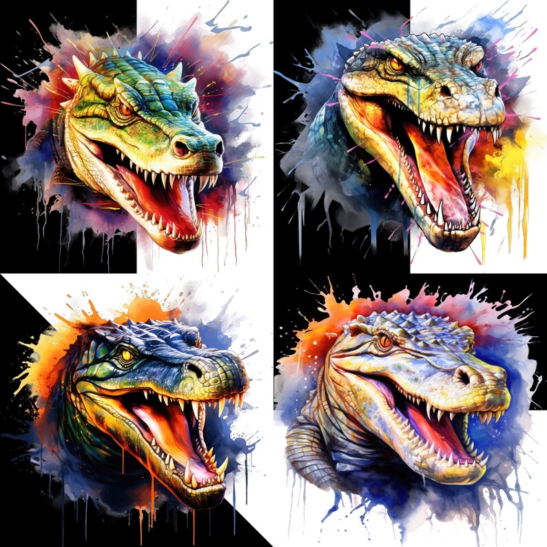 Crocodile's Primal Power Primal Power of Crocodile - Etsy