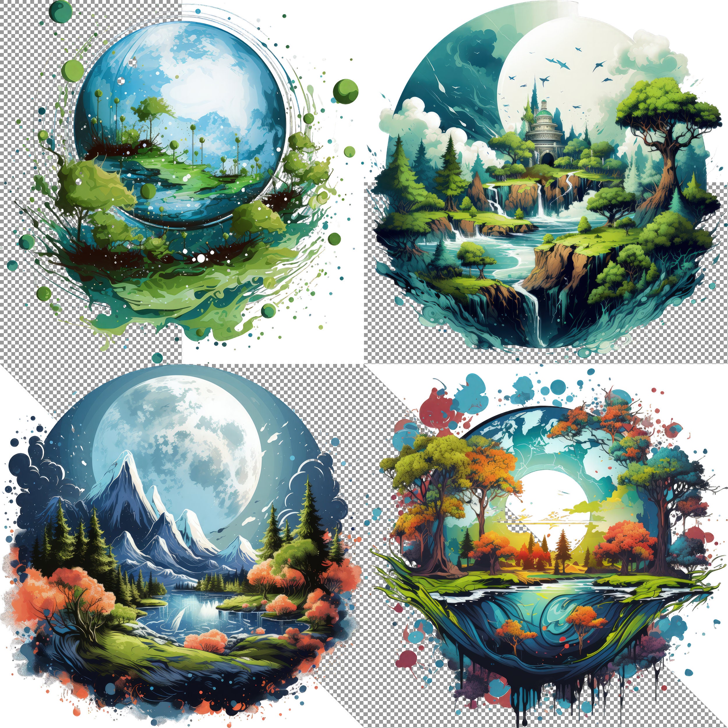 Earth Backdrop Clipart, Global Background Clip Art-earth Backdrop ...