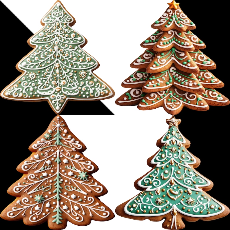 Watercolor Gingerbread Cookie PNG Clipart,christmas Baking Clipart ...
