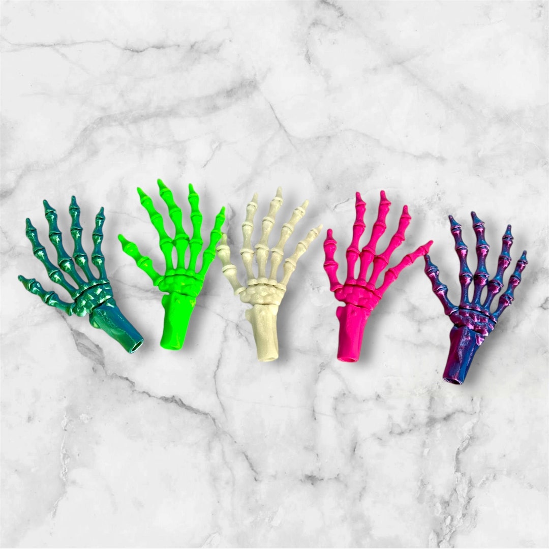 3D Articulated Glow Skeleton Hand Pencil Toy Accessory - Etsy