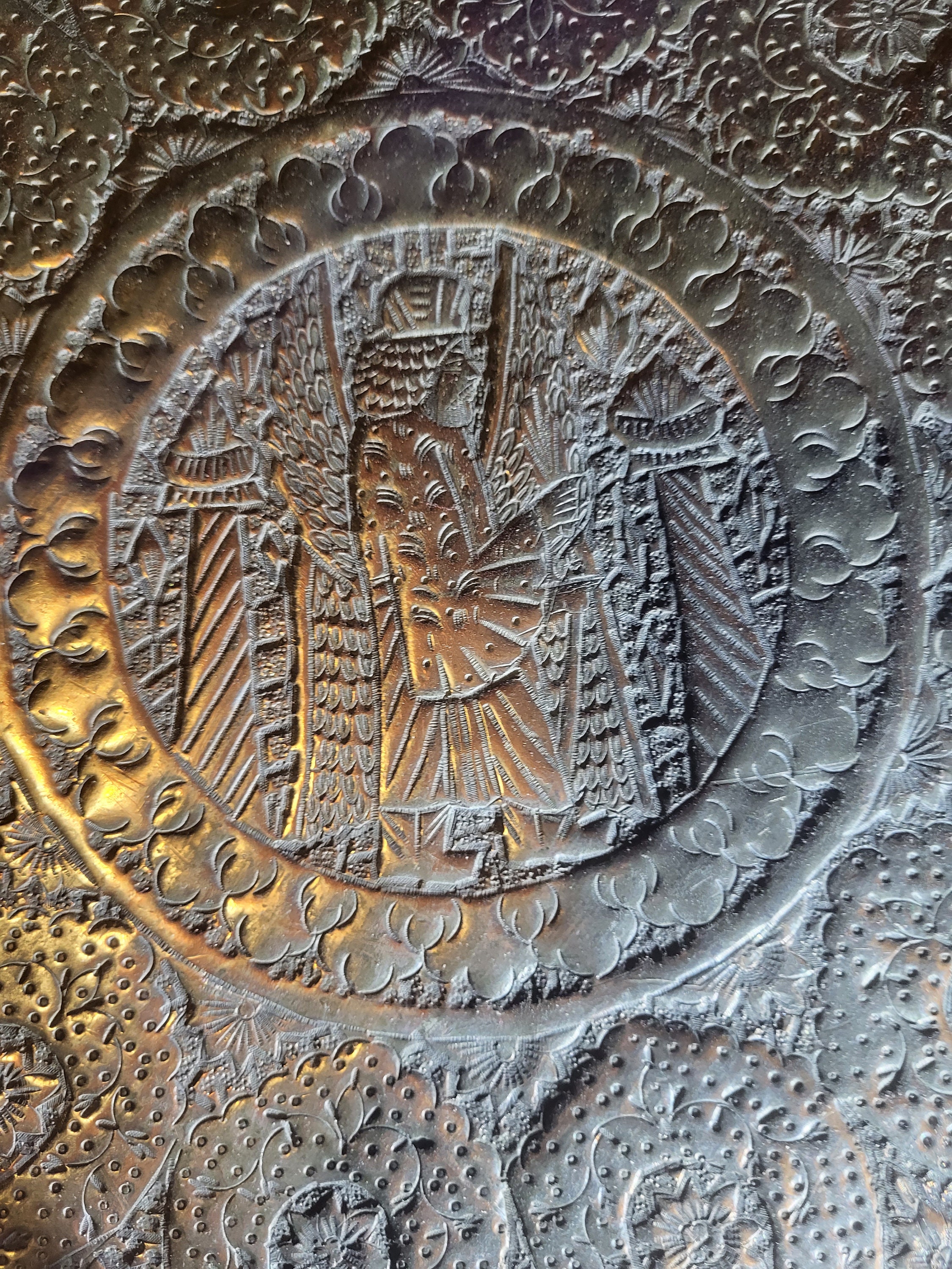 Ancient Persian Tray 100 Percent Copper From 6th Century B.C Cyrus the ...