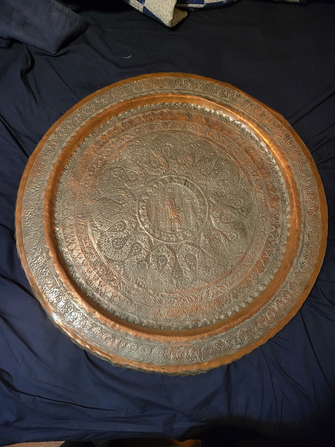 Ancient Persian Tray 100 Percent Copper From 6th Century B.C Cyrus the ...