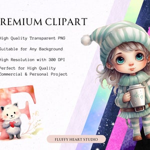 Christmas Elf Clipart for Commercial Use Transparent PNG Premium ...