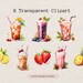 Summer Smoothie Clipart Watercolor Clipart for Commercial Use ...
