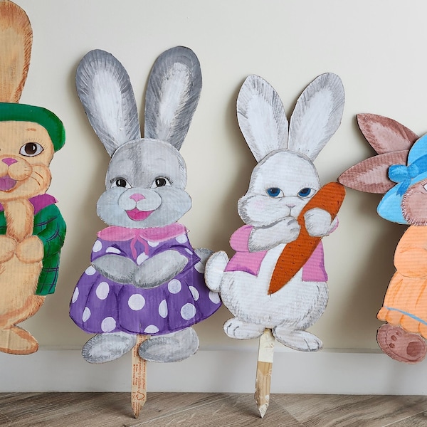Cardboard Rabbit - Etsy