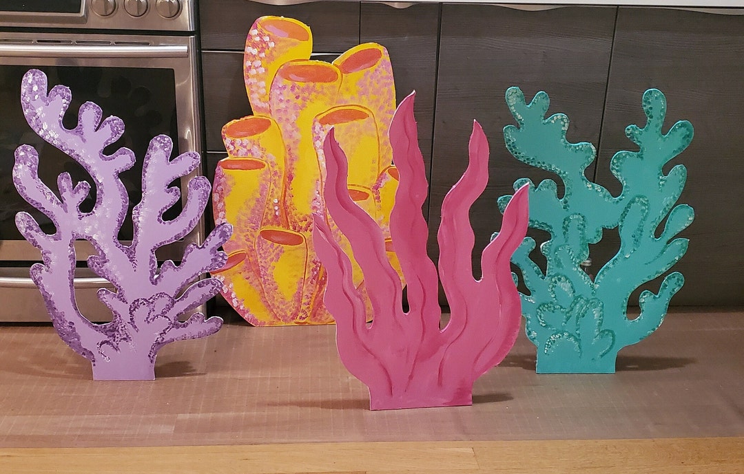 Coral Cutouts/under the Sea Cutouts/ Under the Sea Corals/ - Etsy