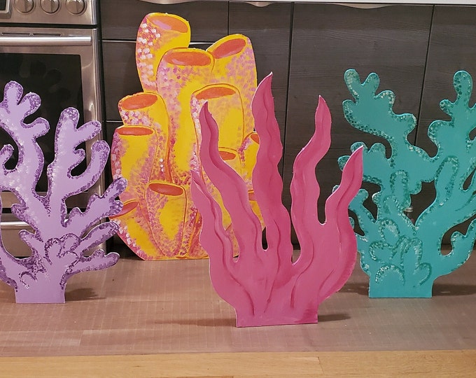 Coral Cutouts/under the Sea Cutouts/ Under the Sea Corals/ Coral Reef ...