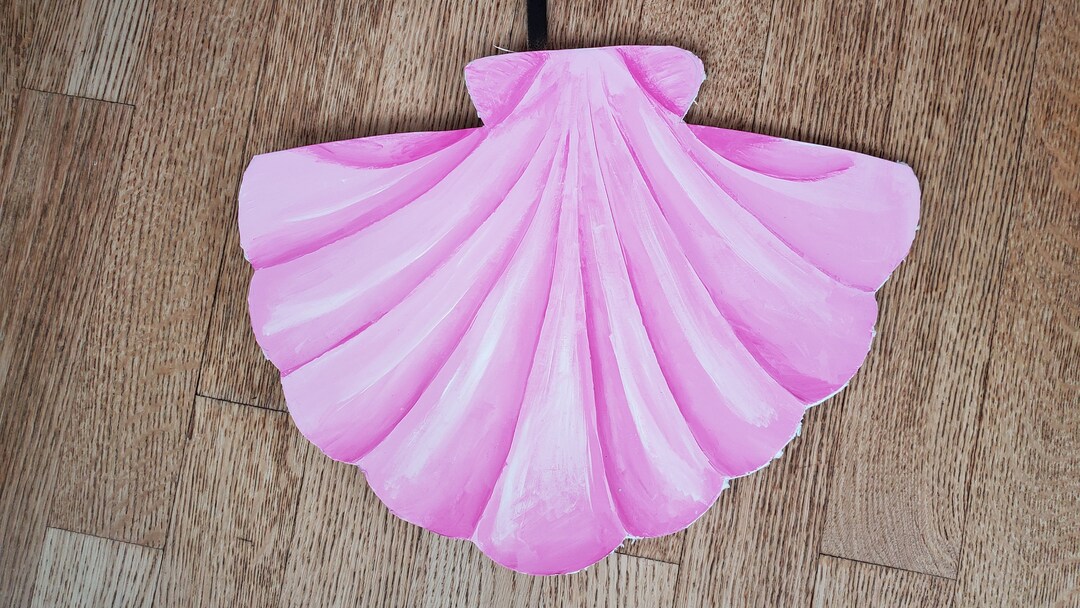 Seashell Cutouts Set of 4,under the Sea Decoration, Handmade, Birthday ...