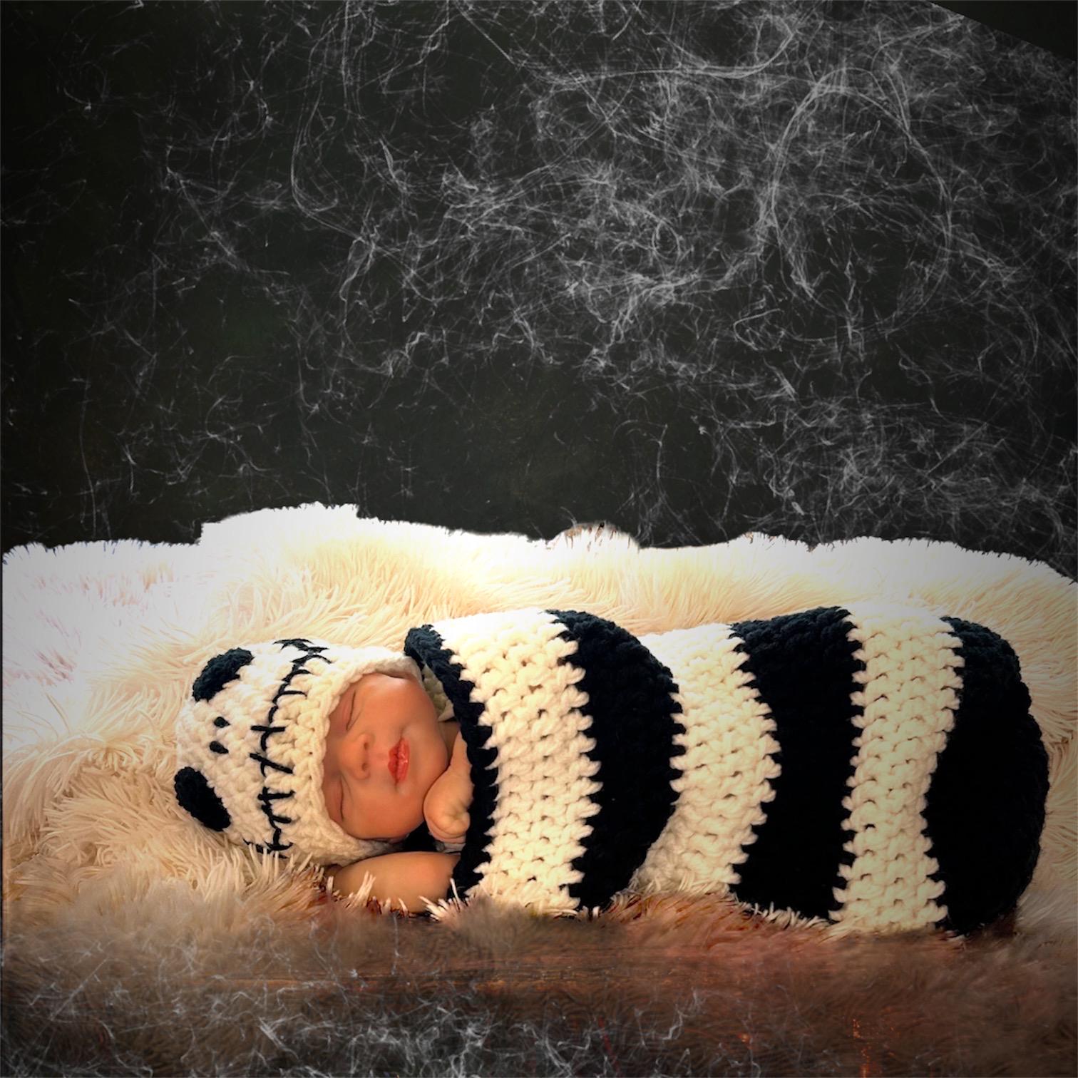 Crochet Jack Skellington Cocoon: Newborn Halloween Photo Prop - Etsy