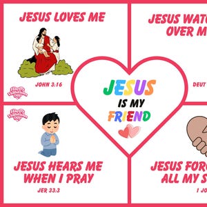 Jesus is My Friend Puzzle Craft for Kids | Christian Activity | Sunday ...