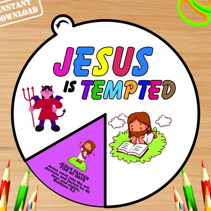 Jesus is Tempted Crafts - Etsy