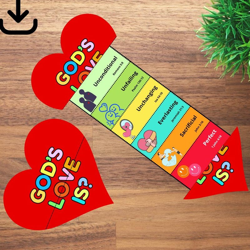 God is Love Craft - Etsy