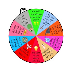 A Savior is Born Coloring Wheel, Nativity Christmas Activity, Kids ...