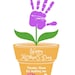 Mother’s Day Handprint Craft, Flower Pot - Personalize With Child's ...