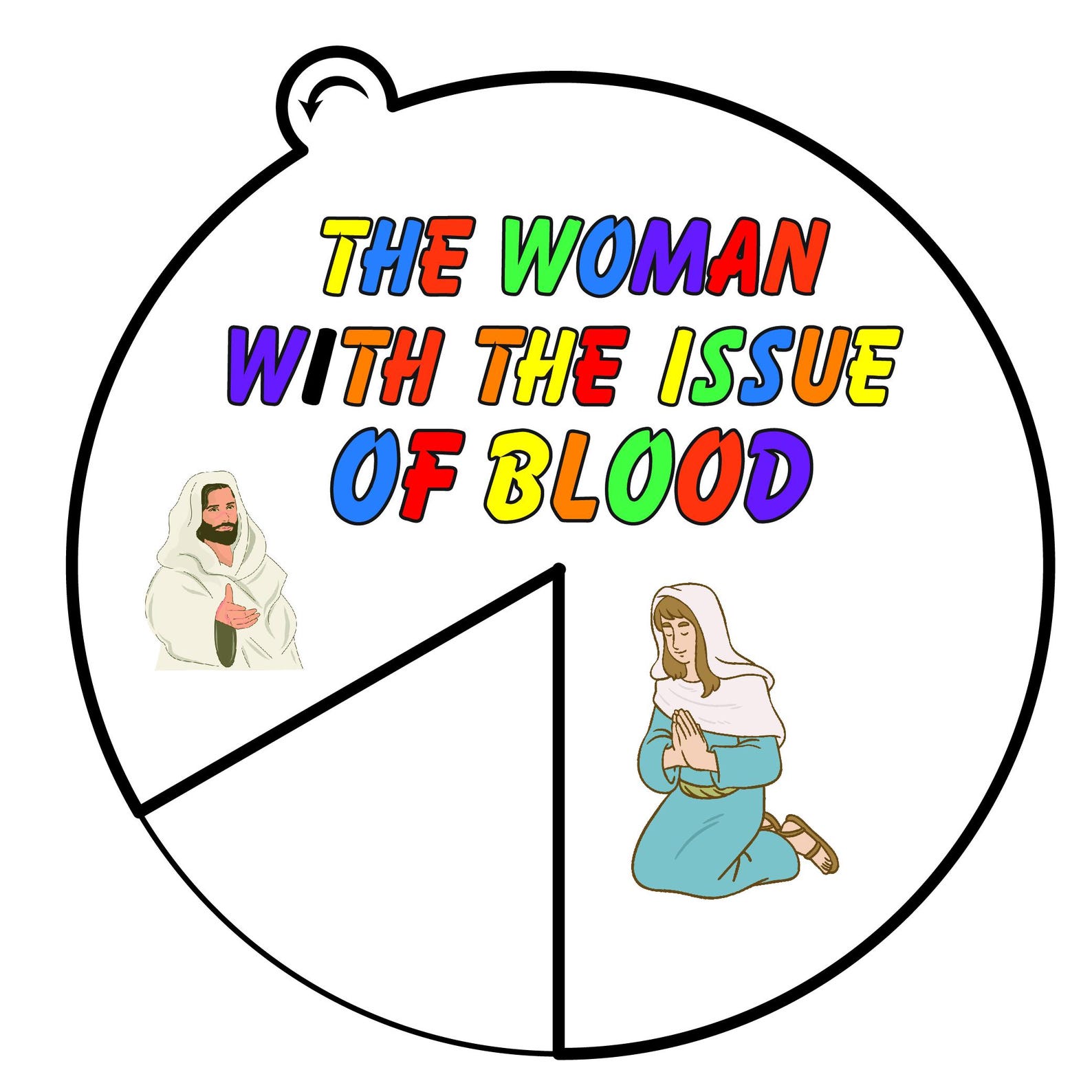 Jesus Heals the Woman With the Issue of Blood Sunday School Lesson ...