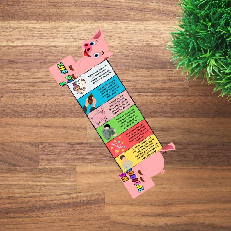 The Prodigal Son Folding Surprise, Bible Story Activity, Sunday School ...