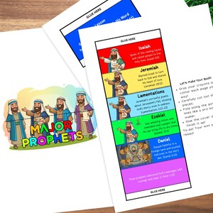 Major Prophets Folding Surprise Bible Craft: Bible Study Lesson Guide ...
