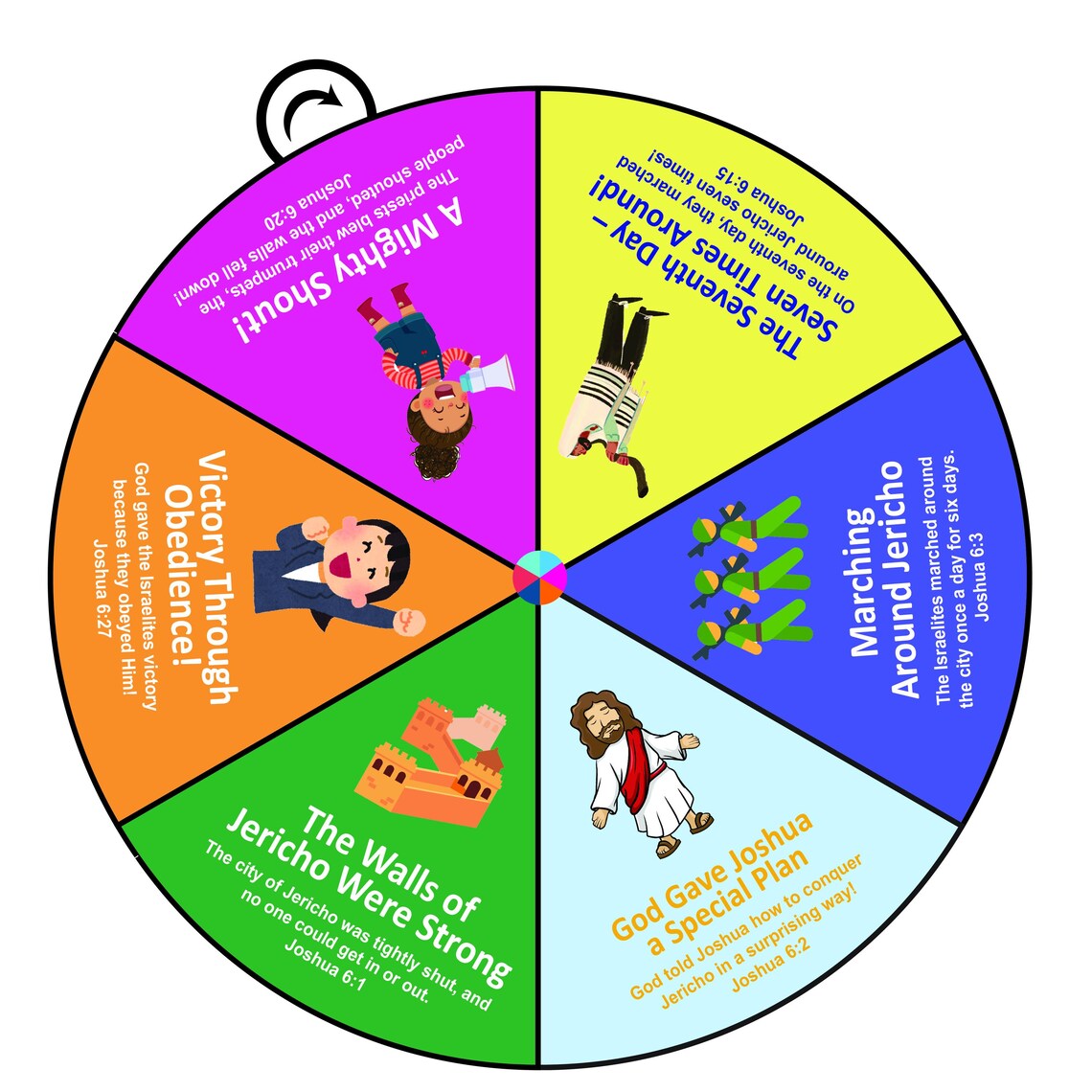 Joshua and the Battle of Jericho Bible Craft, Sunday School Craft ...