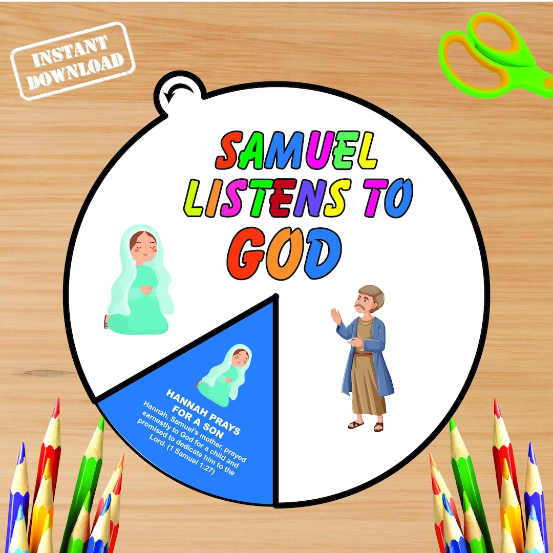 God Calls Samuel Bible Craft for Kids, the Lord Calls Samuel, Sunday ...
