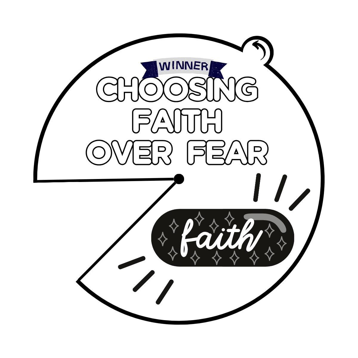 Faith Over Fear Scripture Coloring Wheel, Bible Lesson for Kids, Games ...