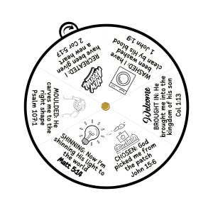 God's Little Pumpkin Coloring Wheel, Pumpkin Prayer for Halloween ...