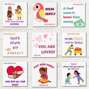 Christian Affirmation Cards for Little Ones, Christian Affirmations for ...