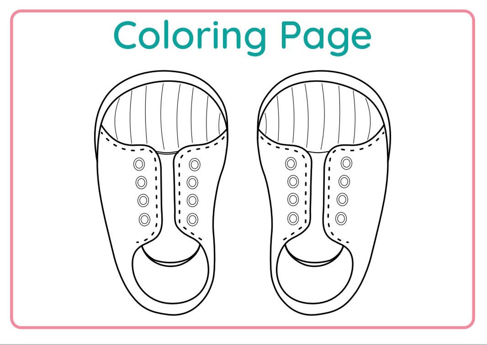 Shoe Lacing Cards, Printable Shoe Tying Practice, Shoelaces, Kid's Fine ...