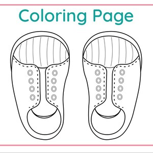 Shoe Lacing Cards, Printable Shoe Tying Practice, Shoelaces, Kid's Fine ...
