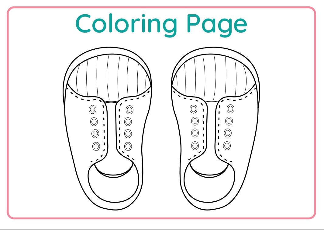Shoe Lacing Cards, Printable Shoe Tying Practice, Shoelaces, Kid's Fine ...