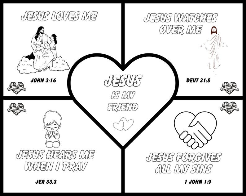 Jesus is My Friend Puzzle Craft for Kids | Christian Activity | Sunday ...