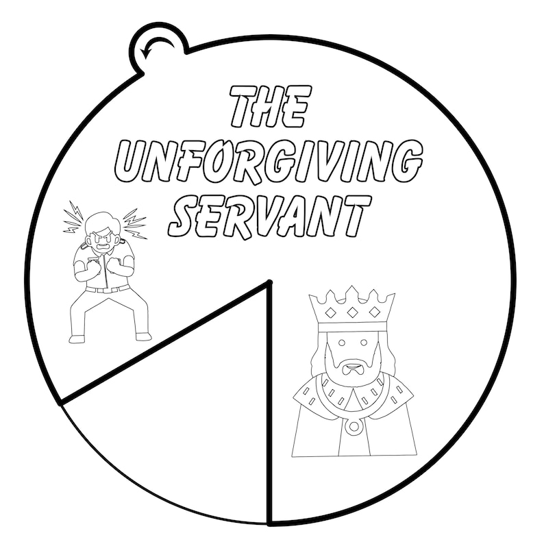 Forgiveness Scripture Coloring Wheel, Printable Bible Activity ...