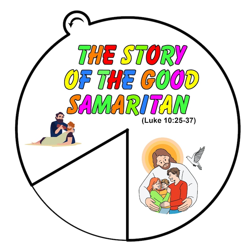The Parable of the Good Samaritan Bible Lesson, Valentine's Day Bible ...