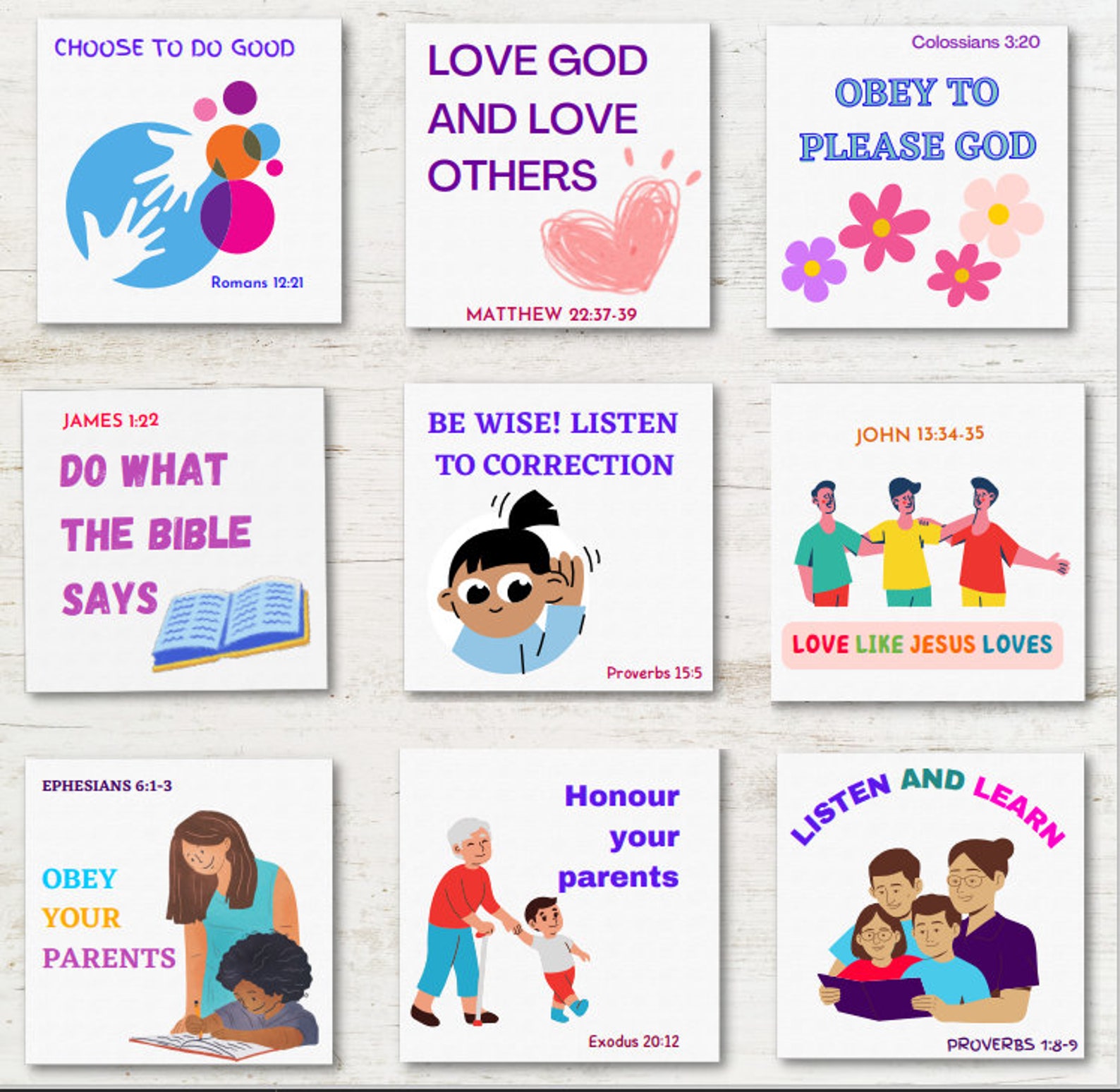 Christian Affirmation Cards for Little Ones, Christian Affirmations for ...