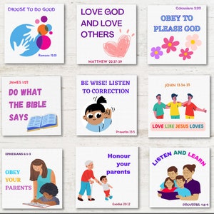 Christian Affirmation Cards for Little Ones, Christian Affirmations for ...