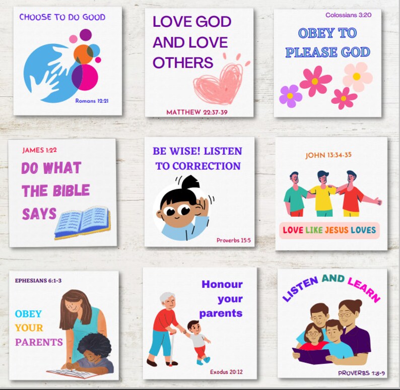 Christian Affirmation Cards for Little Ones, Christian Affirmations for ...