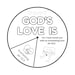 God's Love Coloring Pages for Kids, Sharing God's Love Craft, God's ...