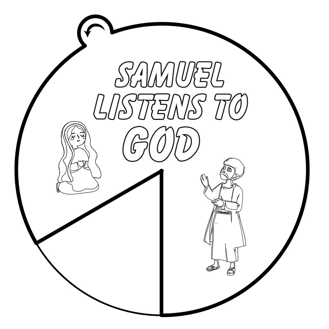 God Calls Samuel Bible Craft for Kids, the Lord Calls Samuel, Sunday ...