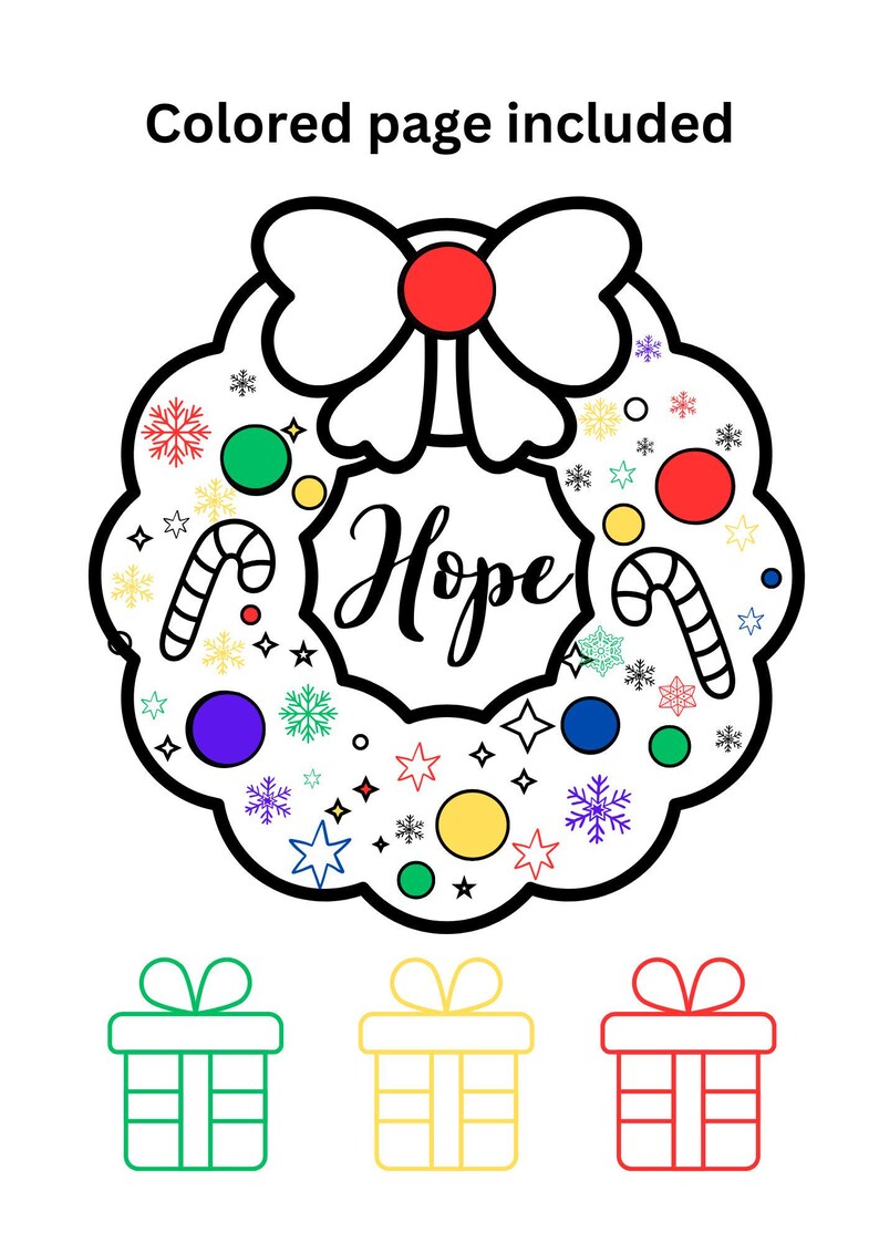 Advent Activity for Kids, Advent Activity Coloring Printable ...
