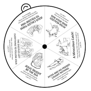 Fishers of Men Bible Craft for Kids, 12 Disciples of Jesus, Sunday ...