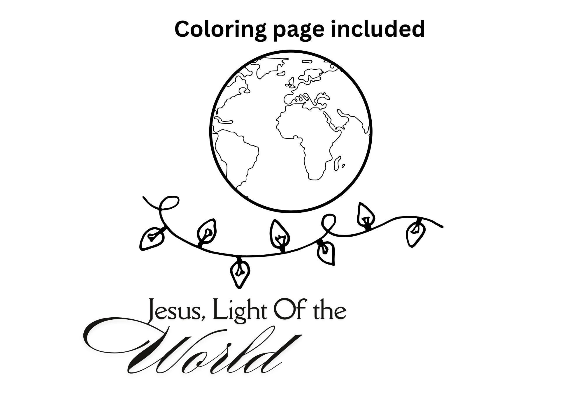 Thumbprint Christmas Lights Printable Art Template, Fingerprint Craft ...