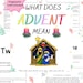 Advent Bible Lesson Christmas Craft Activity Printable for Kids, Kids ...