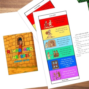 Rahab and the Spies Folding Surprise, Sunday School Craft, Bible Story ...