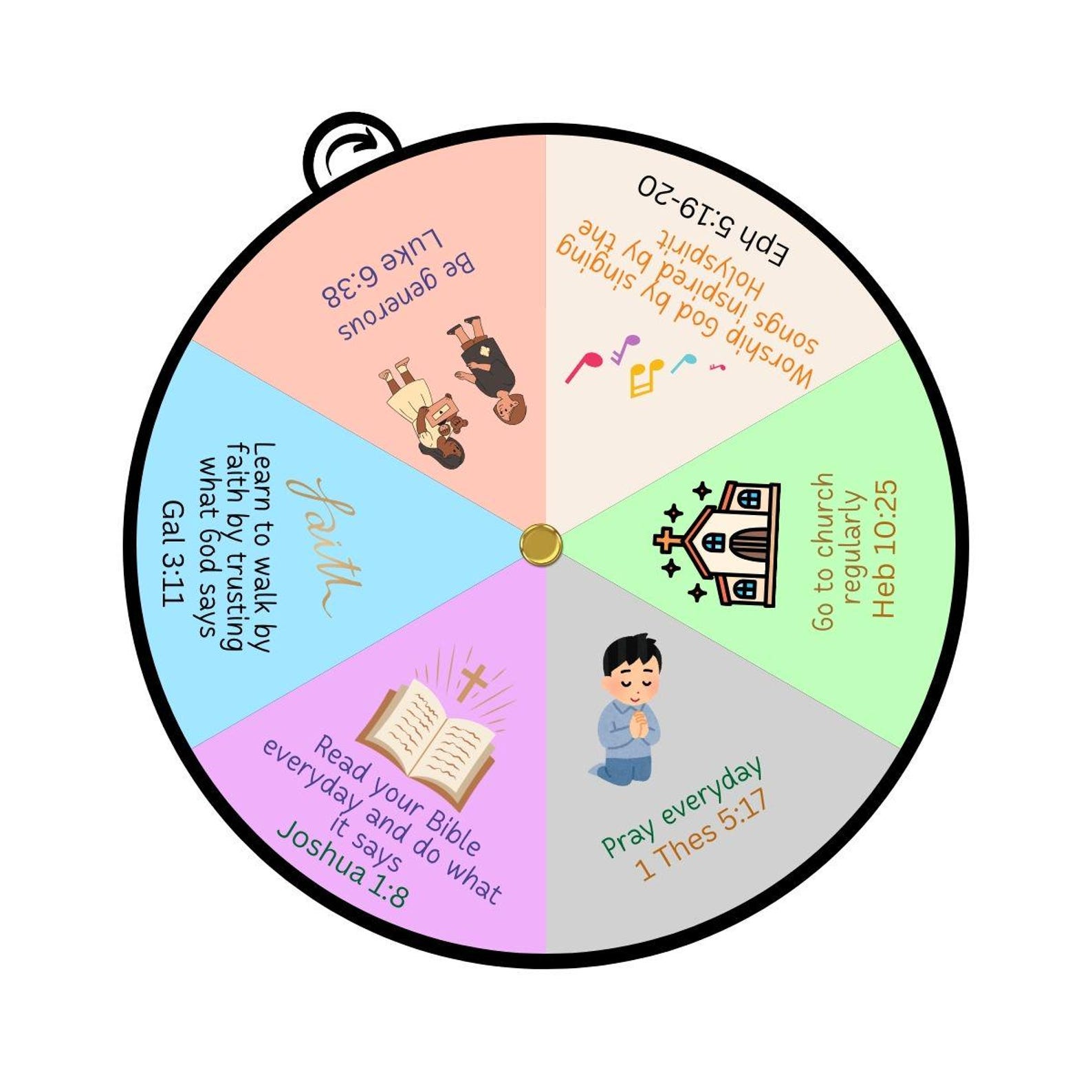 Growing in Christ Craft Activity for Kids, Bible Printable Activity ...