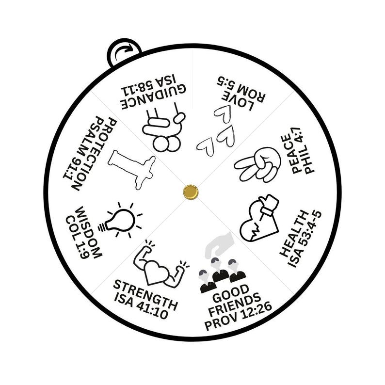 New Year Prayers Coloring Wheel, Bible Activity, Memory Game, Sunday ...