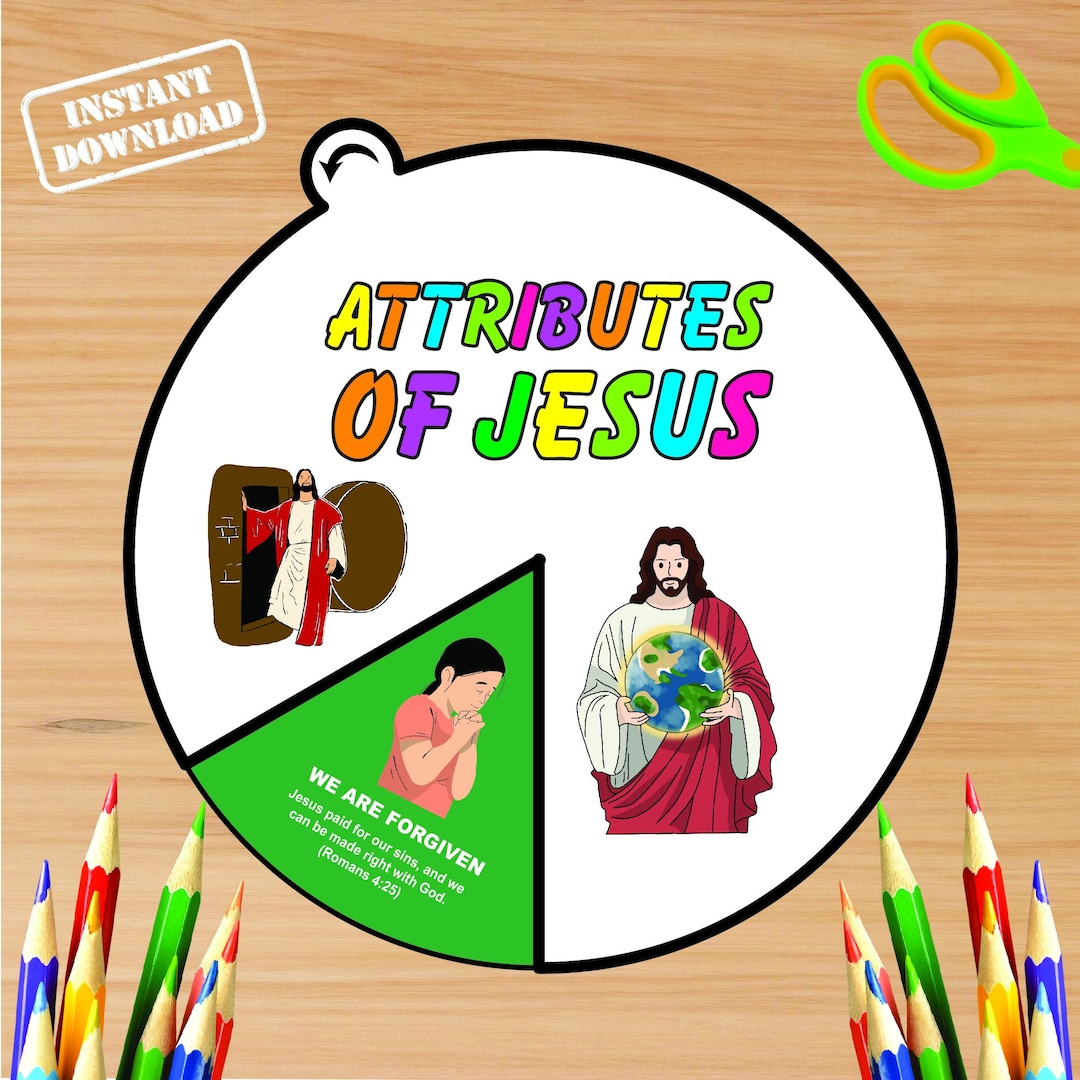 Attributes of Jesus, Names of God, Sunday School Activities, Homeschool ...