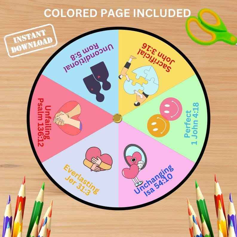 God's Love Coloring Pages for Kids, Sharing God's Love Craft, God's ...